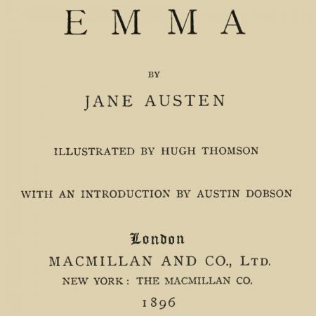 Jane Austen – Emma Volume I
