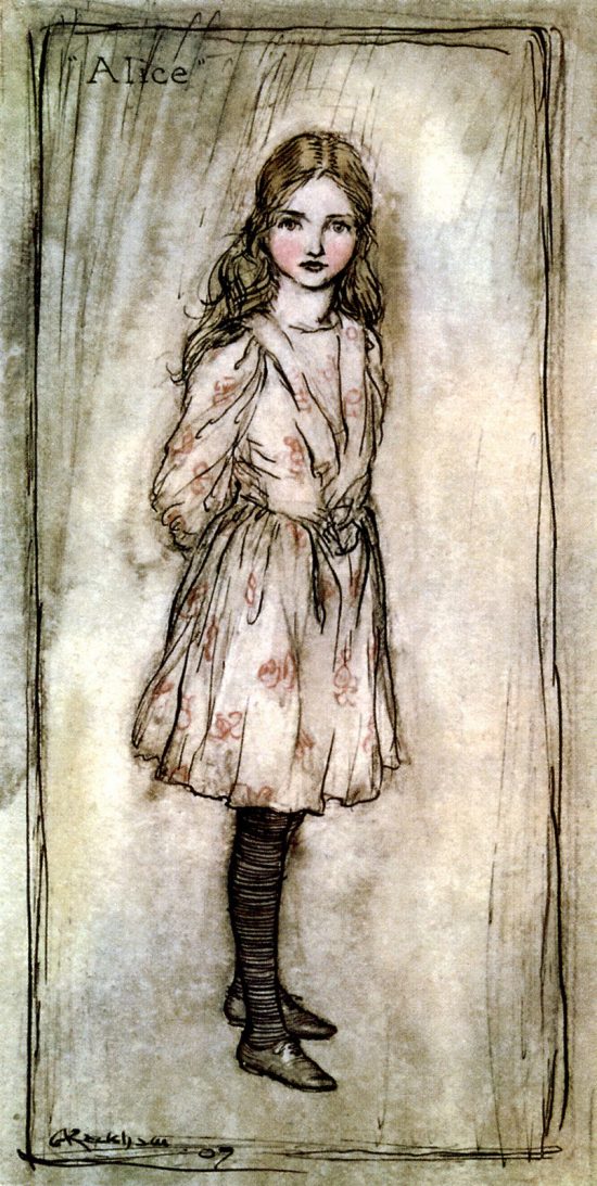 Alice’s Adventures in Wonderland : Alice Illustration by Arthur Rackham