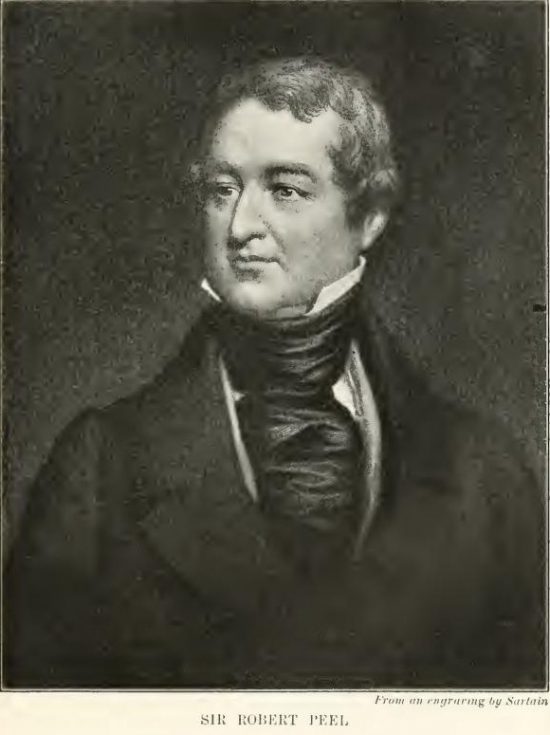 Sir Robert Peel From the engraving by Sartain